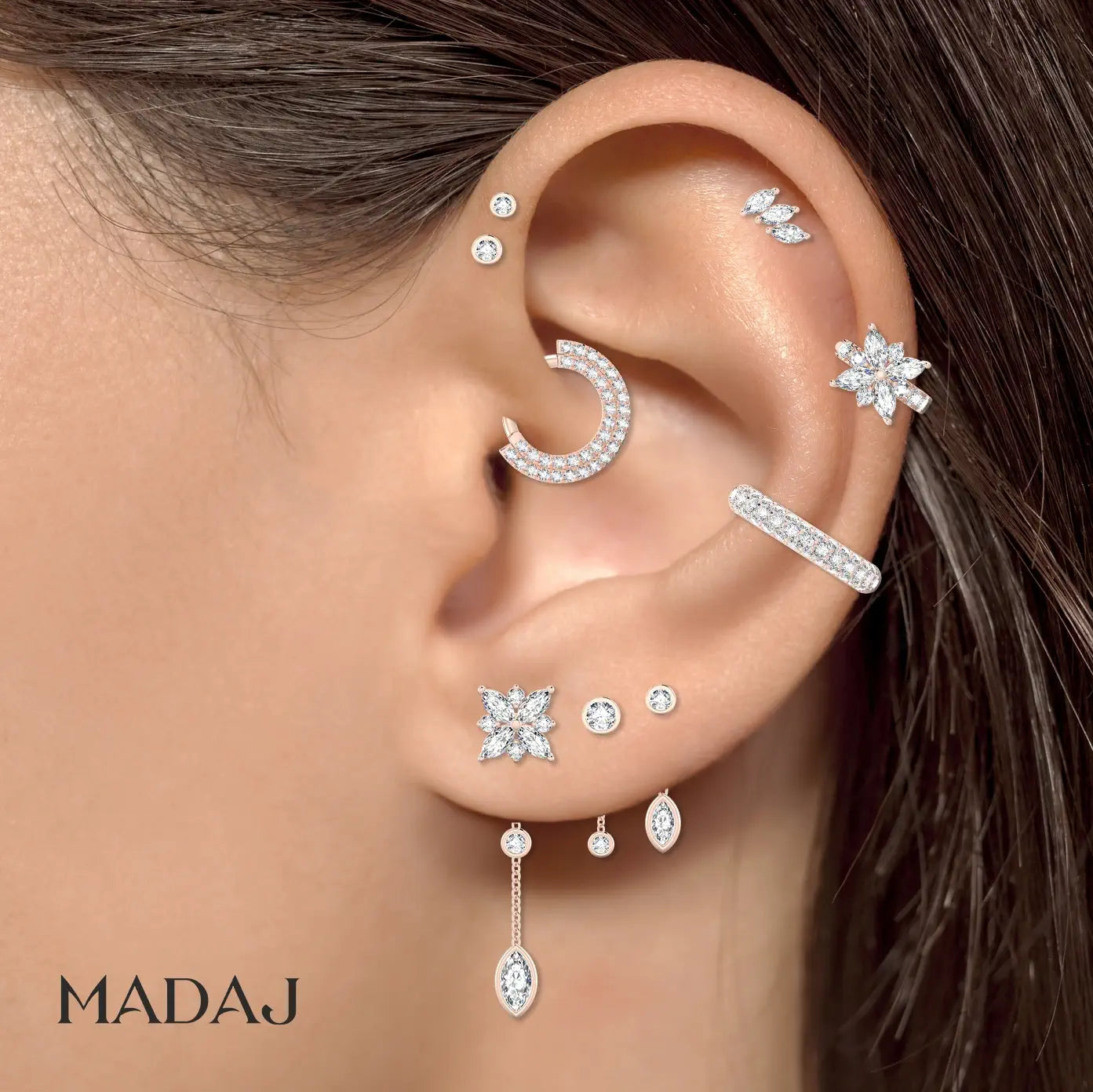 Luxury 18k Gold Piercing - MADAJ Piercings