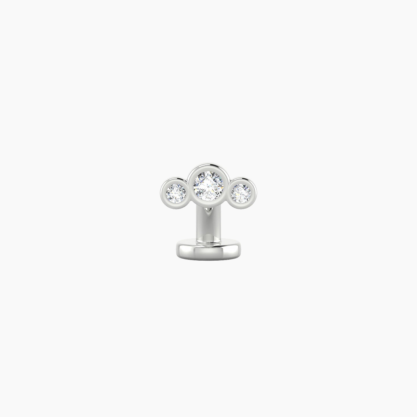 Bast | Trilogy Diamond Floating Navel Piercing - MADAJ Piercings