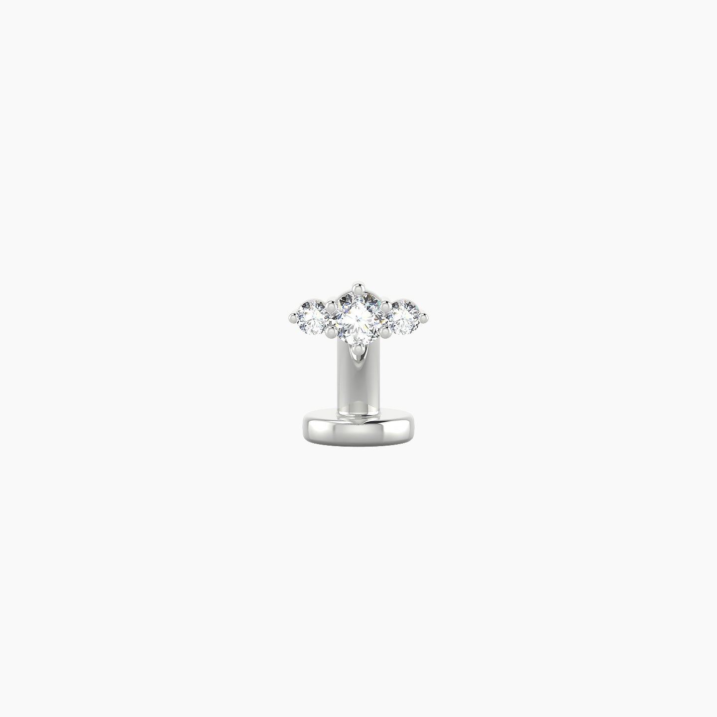 Edesia | Trilogy Diamond Floating Navel Piercing - MADAJ Piercings